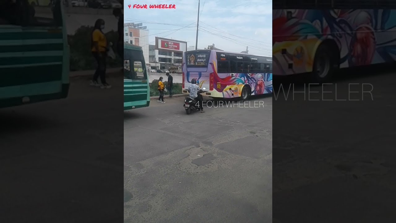 TIRUPUR BUS STAND AND SKS BUS IN 4 FOUR WHEELER 💖💖💖💖💖 - YouTube