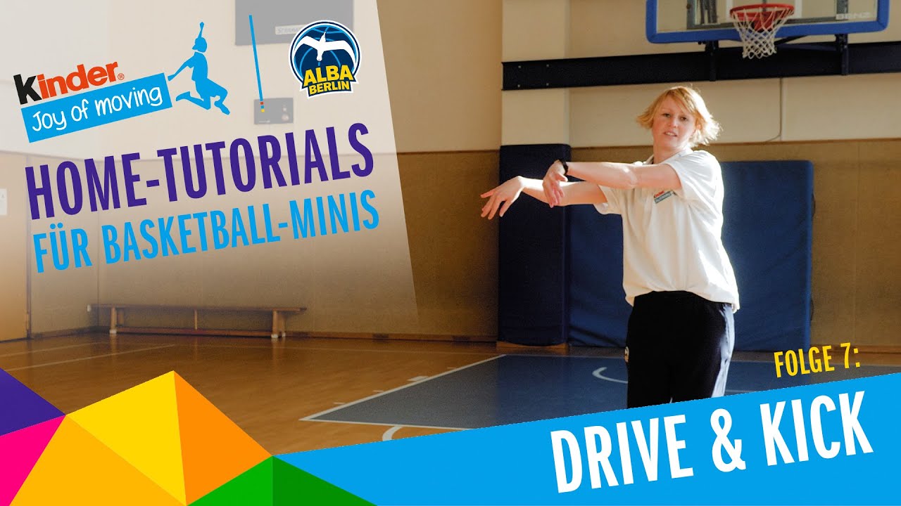 #07 Drive & Kick | Home-Tutorials mit der Basketball Academy by kinder ...
