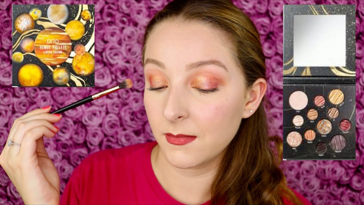 DITO COSMETICS VENUS EYESHADOW PALETTE TUTORIAL, SWATCHES & REVIEW ...