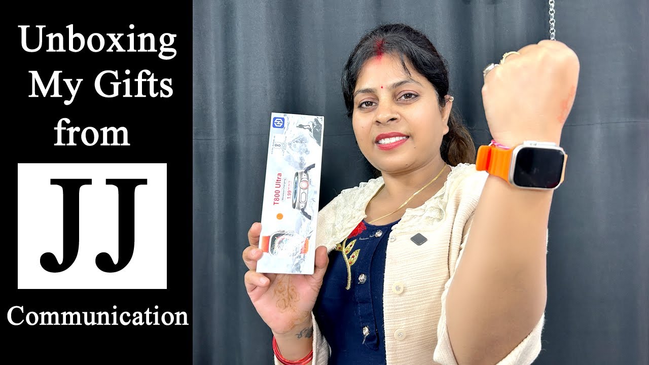 Unboxing my gift || smart watch from JJ communications || #vinishu ...
