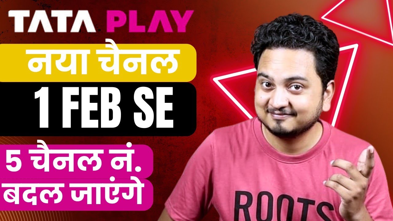 Tata Play Launching 1 New Channel and Changing 5 Channel Numbers Tata ...