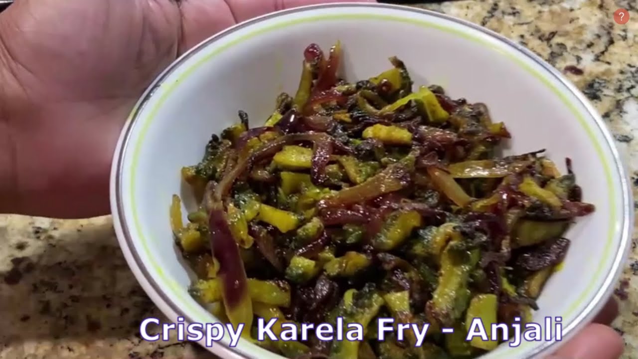 Crispy Karela Fry | कुरकुरे करेला रेसिपी | Bitter gourd fry | Stir fry ...