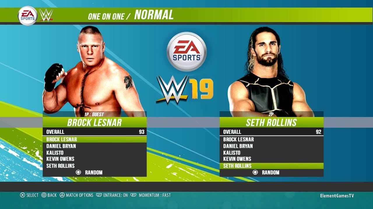 WWE Games By EA Sports - WWE FIFA Style Concept - YouTube