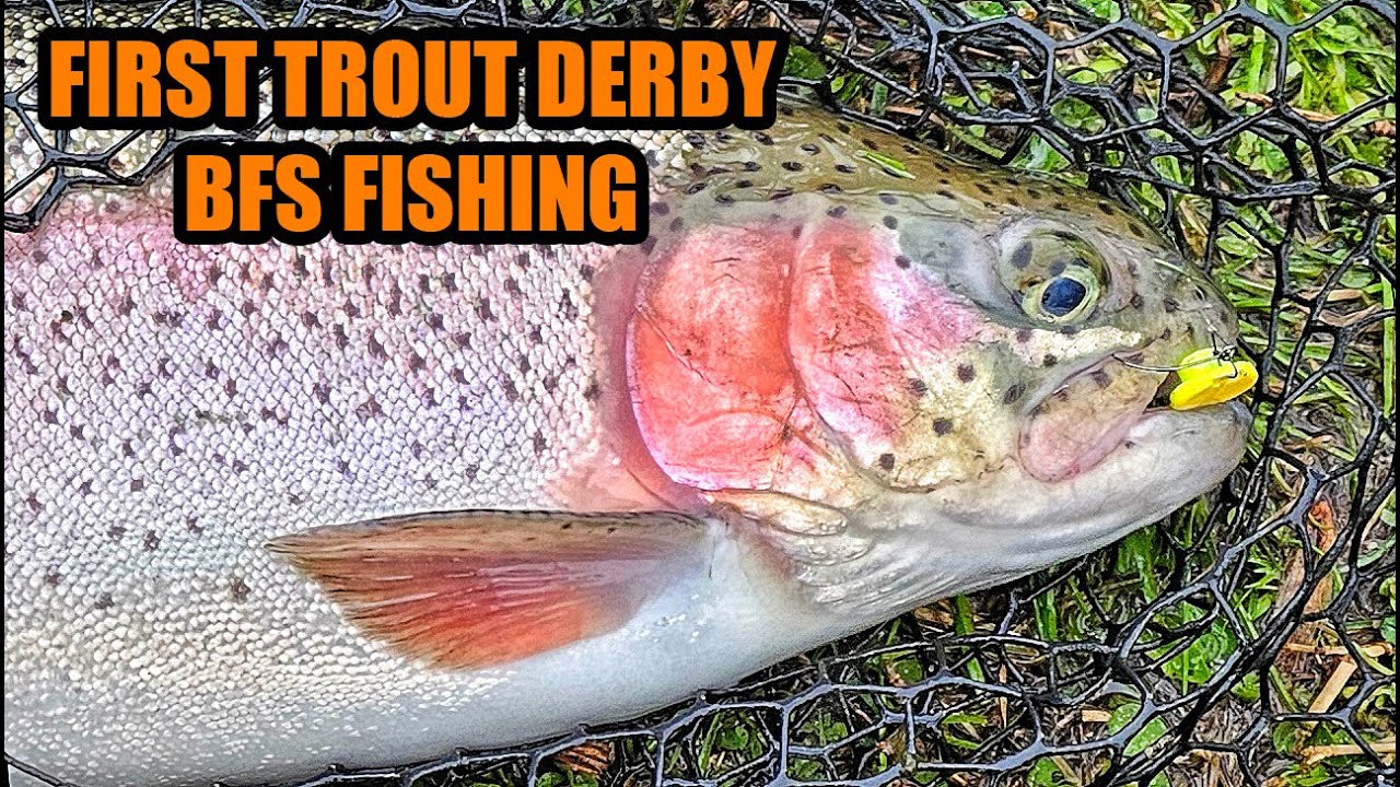 Fishing Trout Derby using BFS Tackle and Area Trout Lures at Linvilla ...