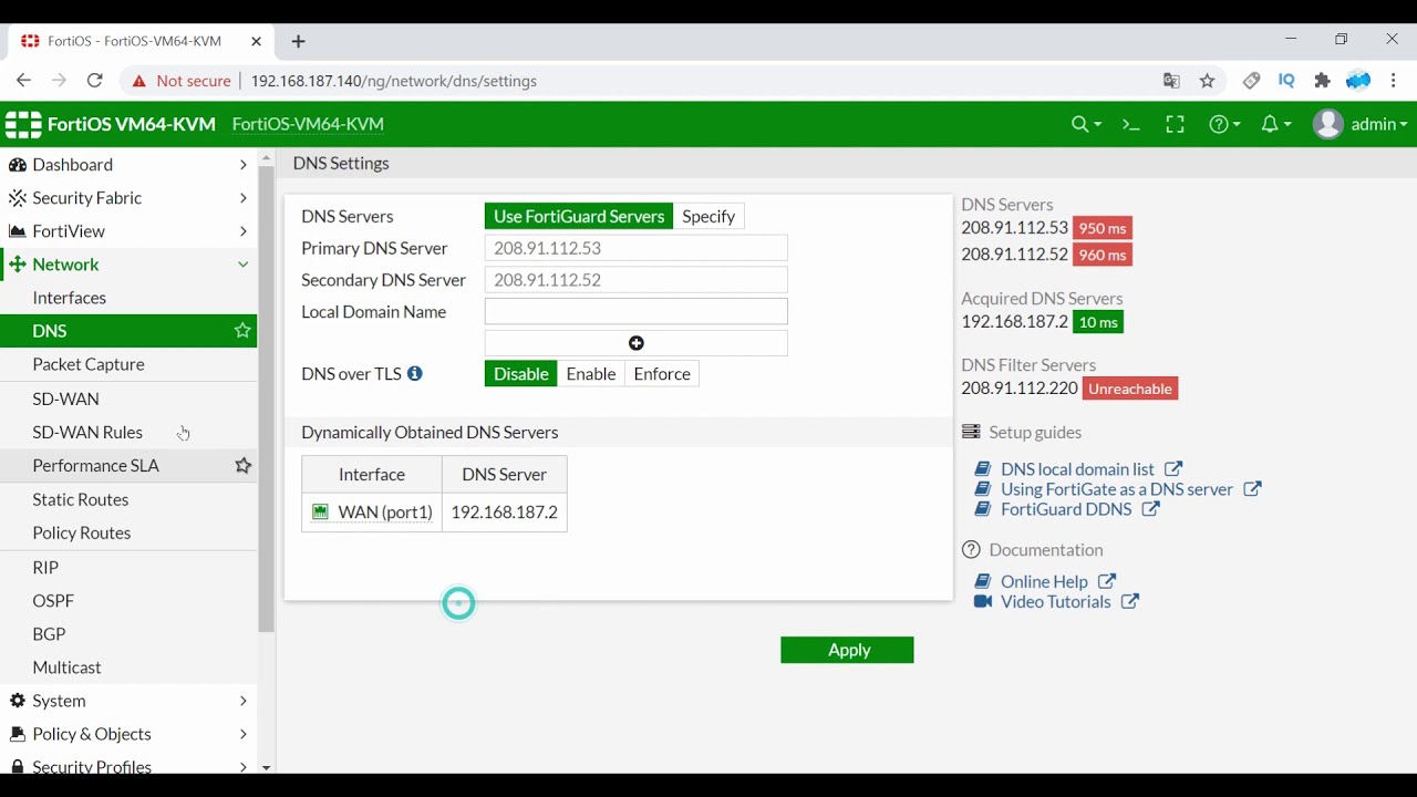 Pertemuan 2 : FORTINET FIREWALL FORTIGATE - VLAN Routing - SWITCH CORE ...