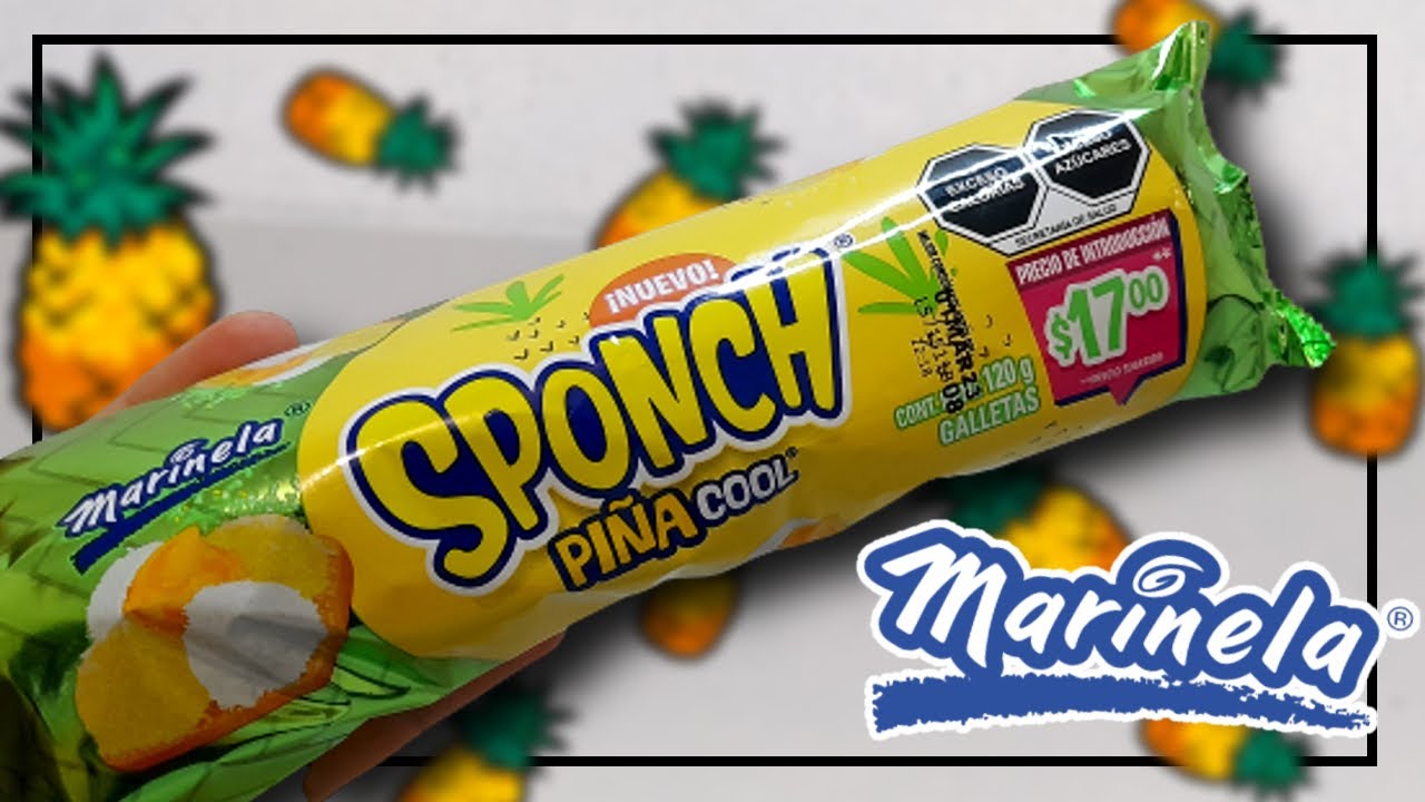 Probando las Nuevas Sponch "Piñacool" 🍍| Marinela - YouTube