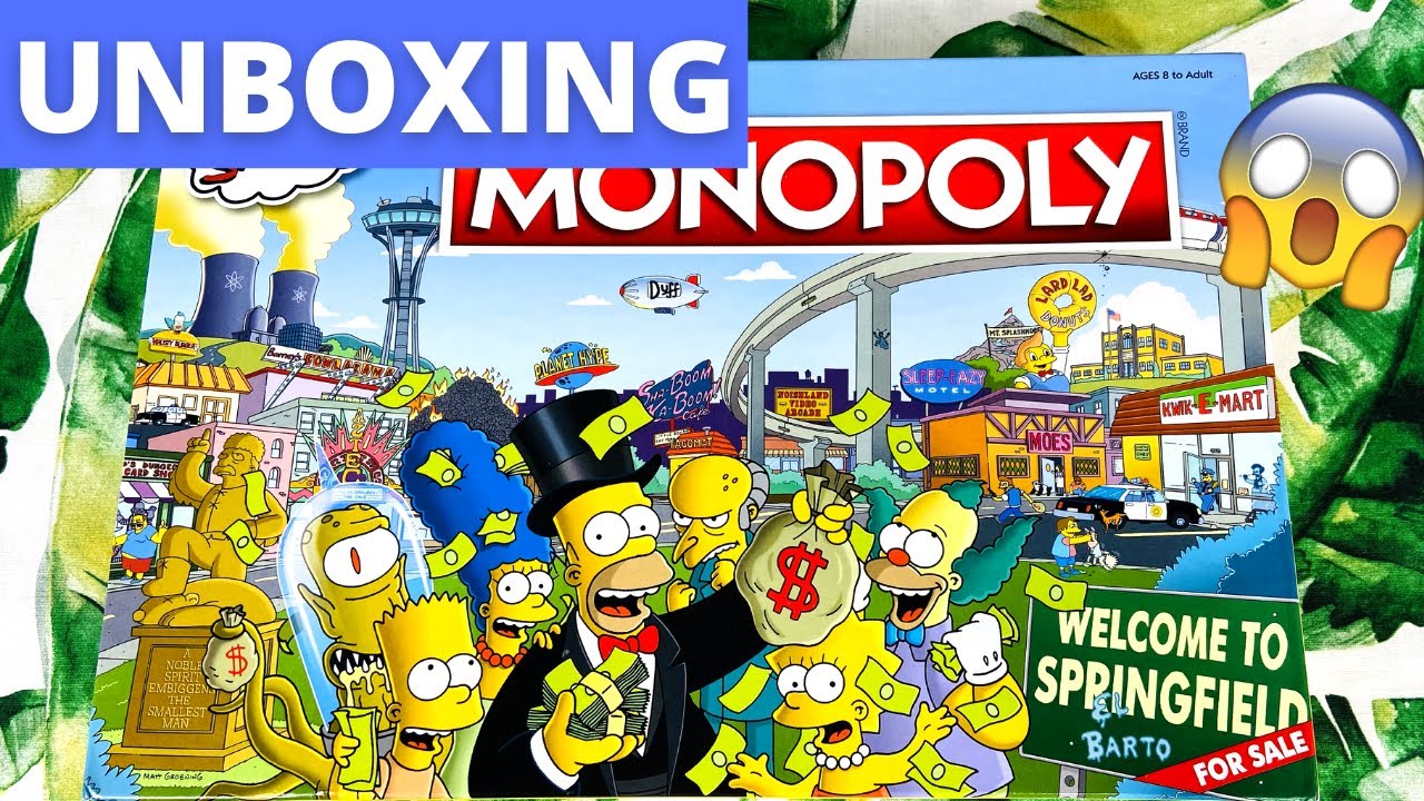 MONOPOLY LOS SIMPSONS ESPAÑOL 💛😱 🚨THE SIMPSONS🚨 🎉JUEGO de MESA🎊 ...