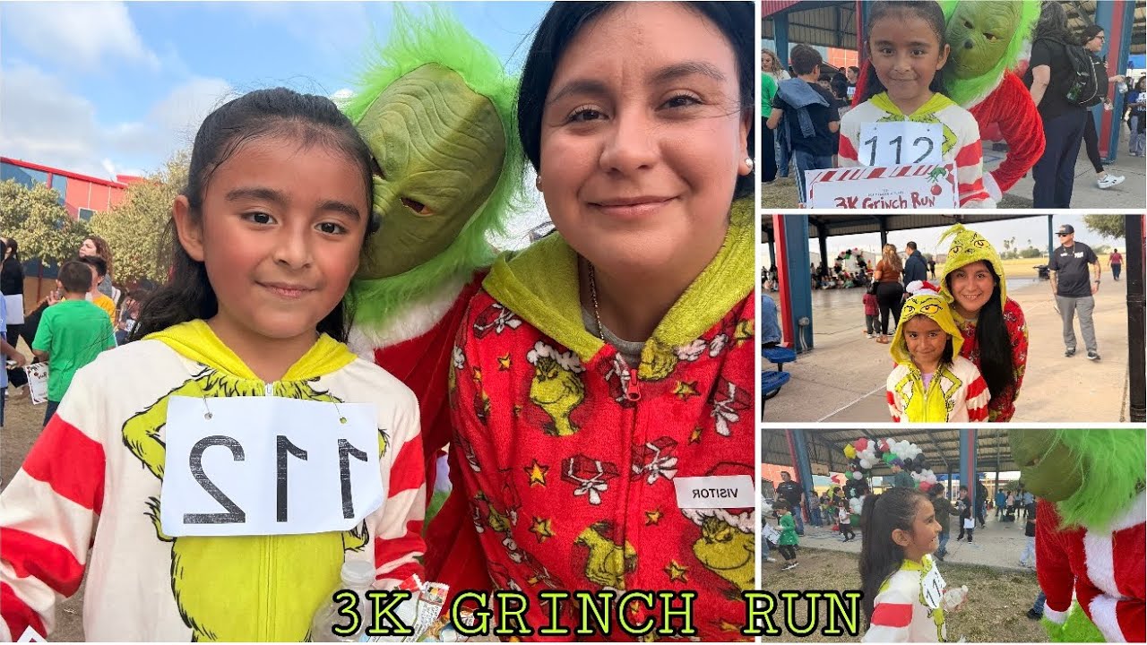 3K GRINCH RUN || SCHOOL EVENT [GRINCH THEMED] 🎄⚠️ LOUD LAUGHING LOL ...