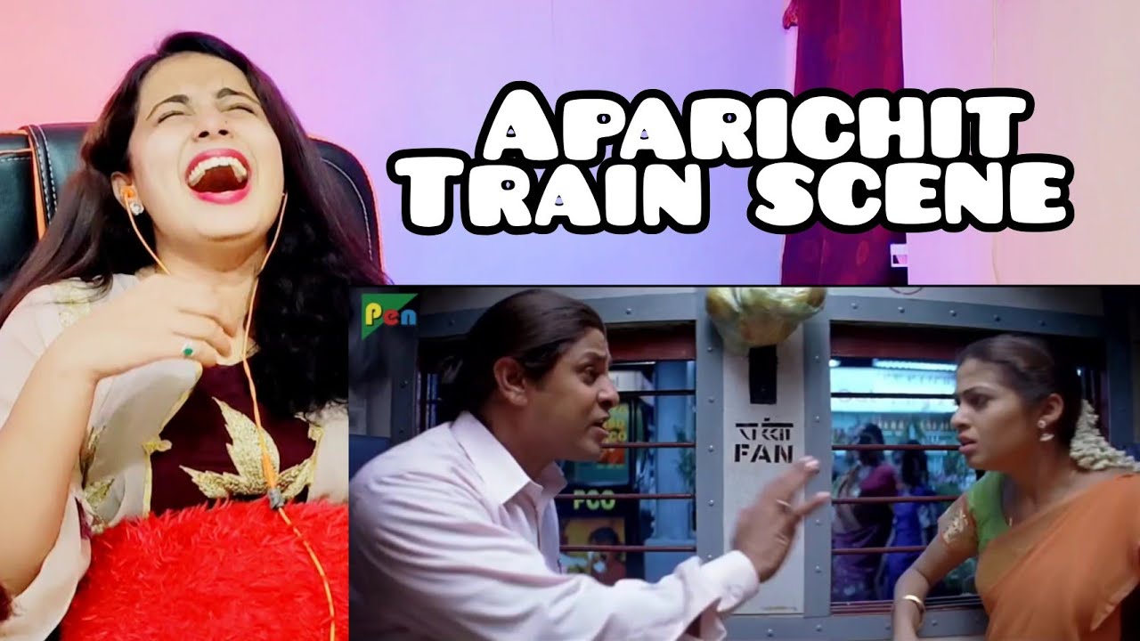Aparichit ( Anniyan ) Train Scene Reaction | Chiyaan Vikram ...
