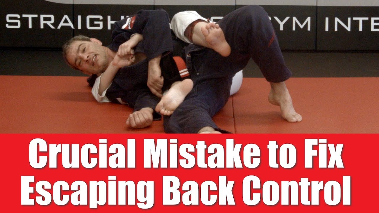 Crucial Mistake to Fix in Escaping Back Control | BJJ with Coach Cane ...