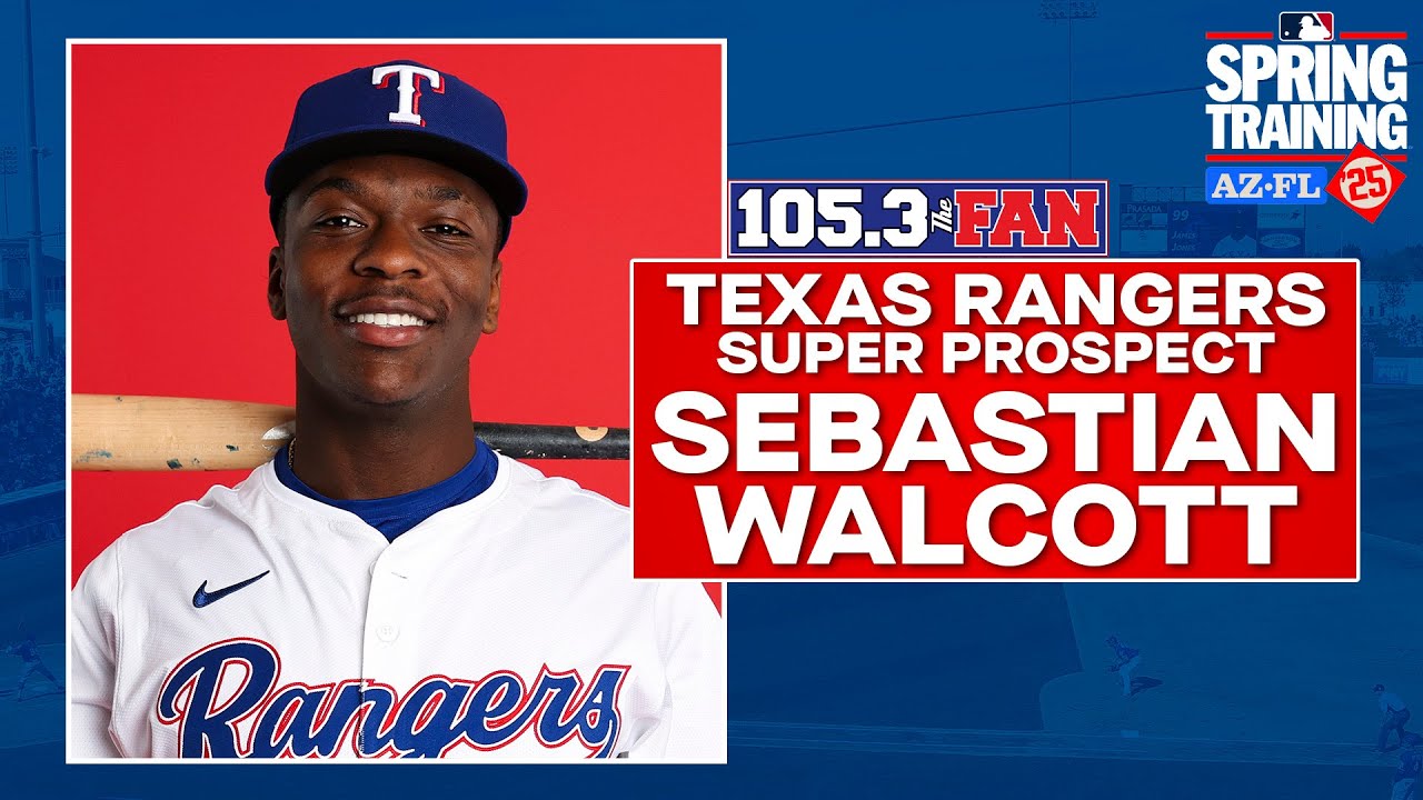 Texas Rangers Super Prospect Sebastian Walcott Live At Spring Training ...