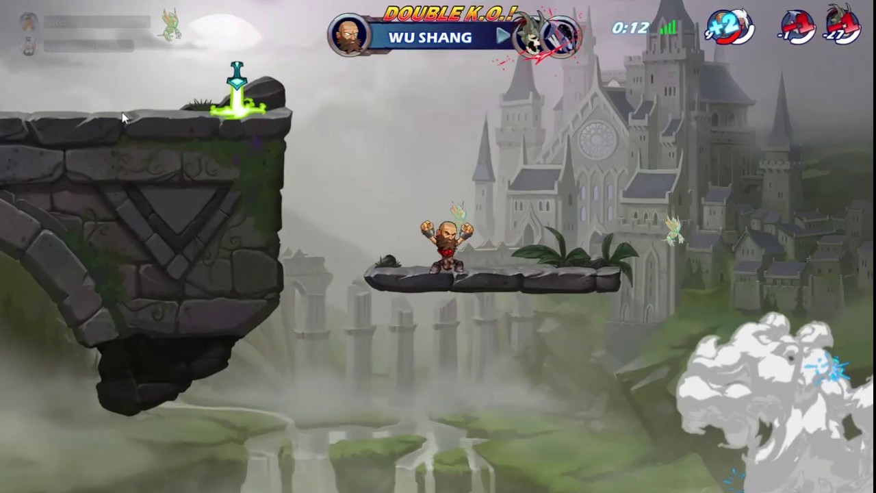 Brawlhalla triple knockout! - YouTube