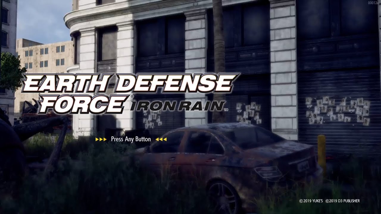 EDF Iron Rain Let's Play ep.4 BEST 1st Vehicle Experience NA - Earth ...