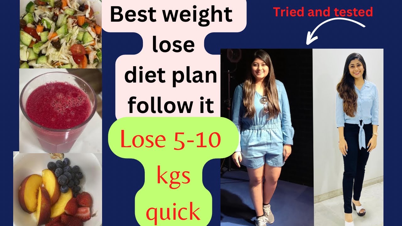 How to lose weight fast 5 to 7 kgs in 20 days | Full day diet plan for ...