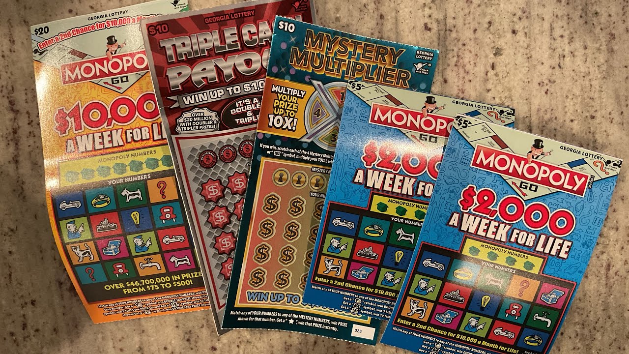 Scratching Monopoly, Triple Cash Payout and Mystery Multiplier Georgia ...