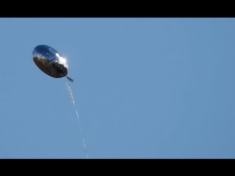 Demonstration of Behaviour of Real Balloons - Part 3 (mylar disc) - UFO ...