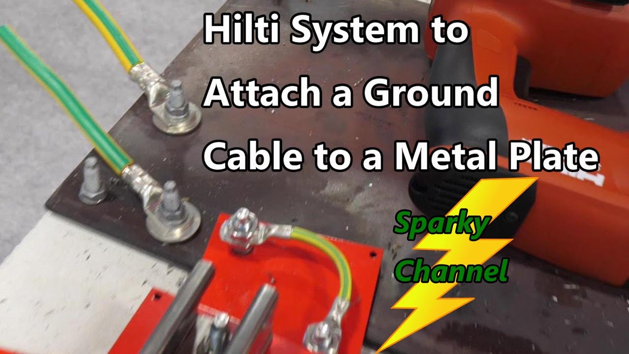 Hilti Fastening System for Fastening Ground Cable to Steel from NECA ...