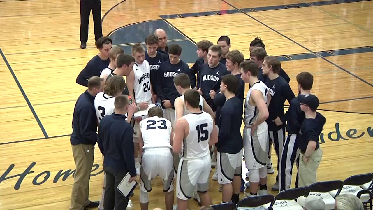 2016-2017 Hudson Raiders Basketball vs River Falls - YouTube