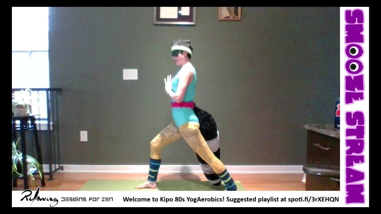 80s YogAerobics - Kipo Fitness Raccoon - Designs for Fitness - YouTube