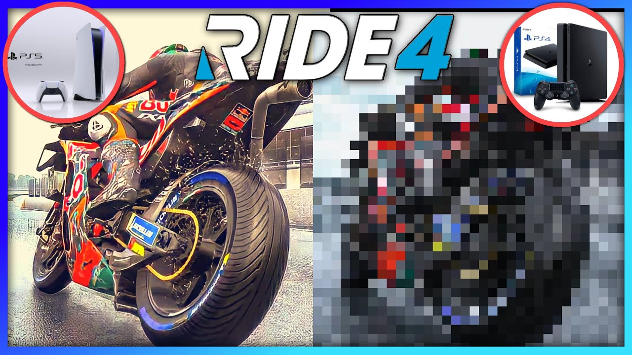 COMPARANDO RIDE 4 NO PS4 X PS5 [PT-BR] - YouTube