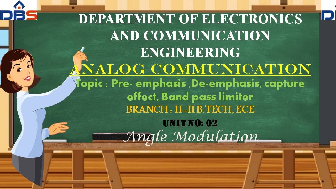 Pre-emphasis and De-emphasis | Angle Modulation | Analog Communication ...