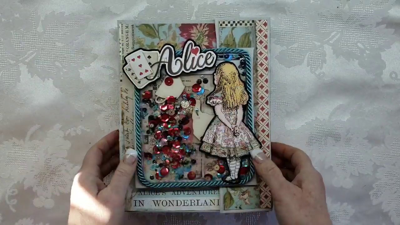*FOR SALE* Stamperia Alice In Wonderland Photo Folio Journal for ASC ...