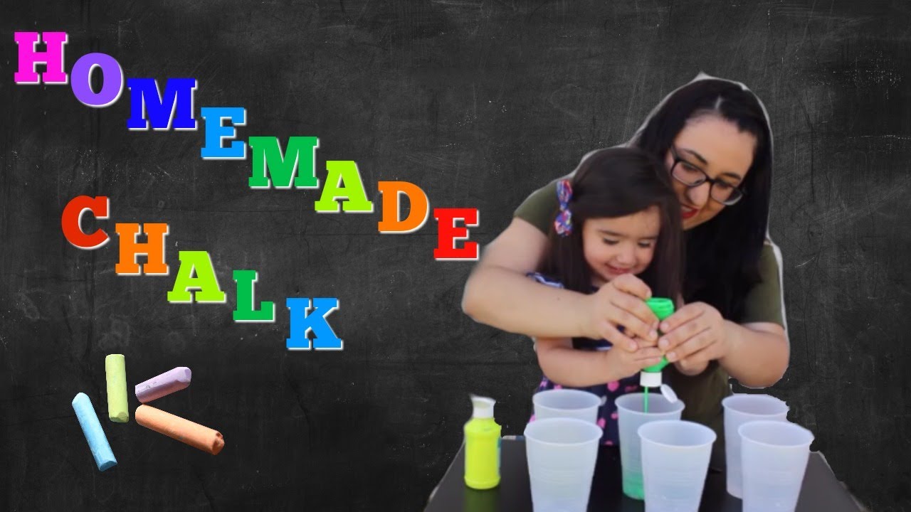 DIY: HOMEMADE CHALK - YouTube