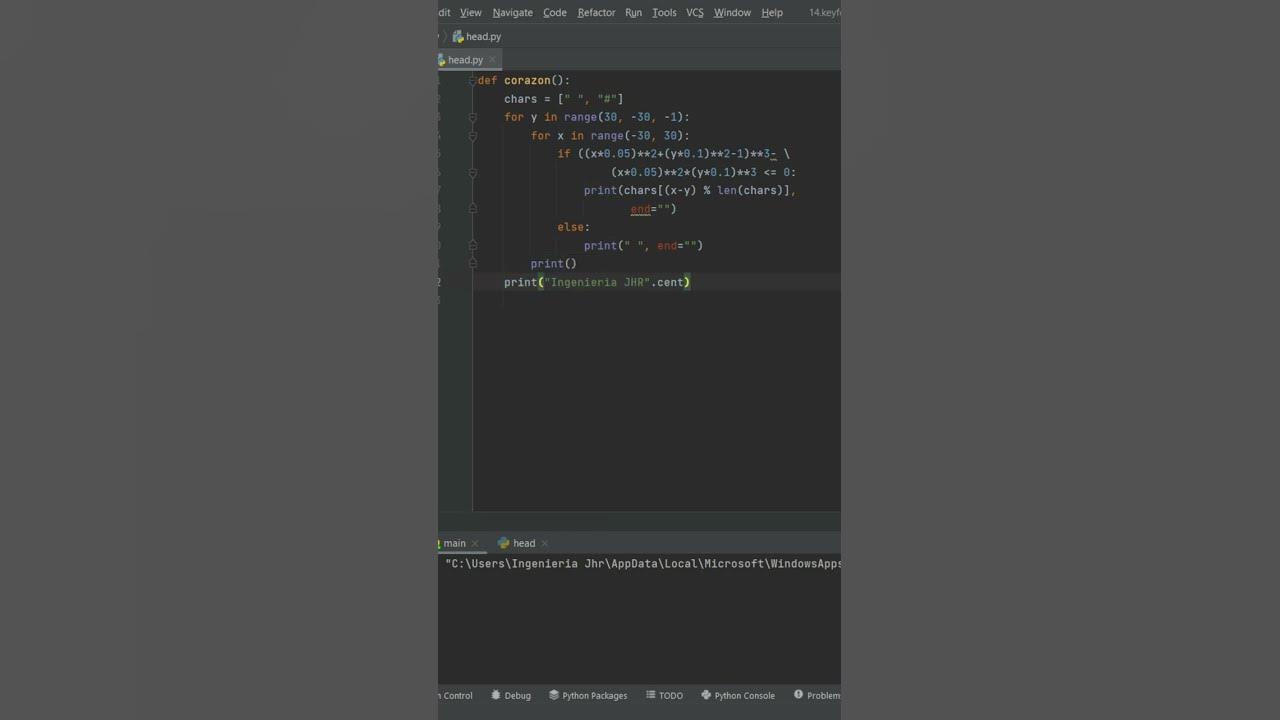 Dibujar ️ Corazón 🖤 Con Python Youtube