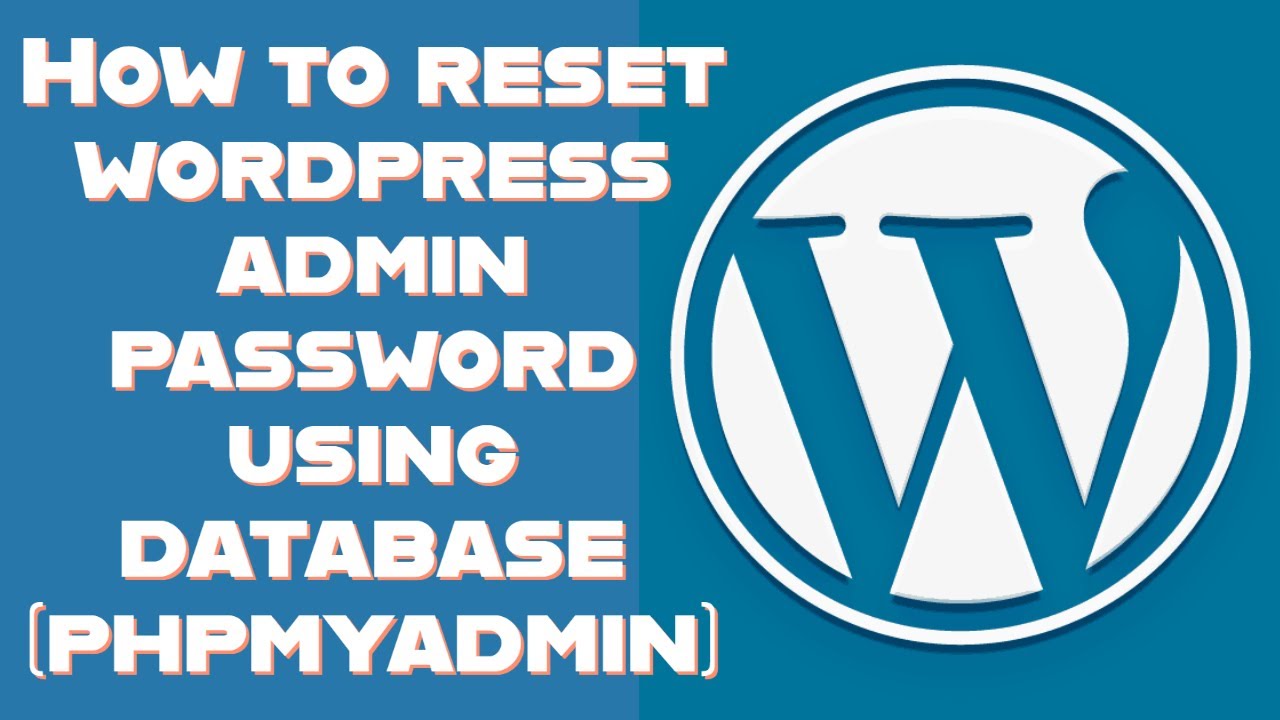 How To Reset Wordpress Admin Password Without Mail From Cpanel Godaddy