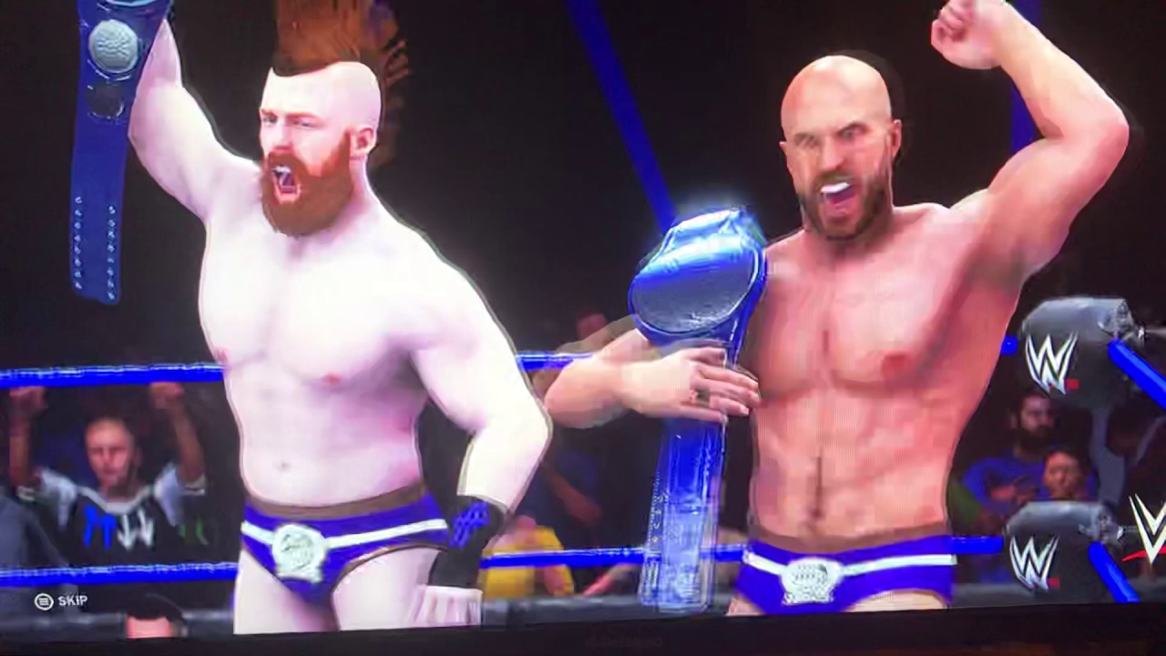 Heavy machinery vs the bar smackdown tag team championship match ...
