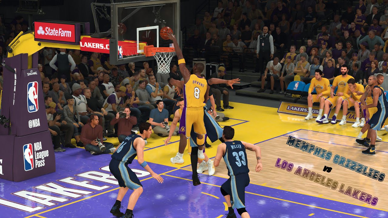 NBA 2004-05 Season / Grizzlies vs Lakers 4Q rally - YouTube