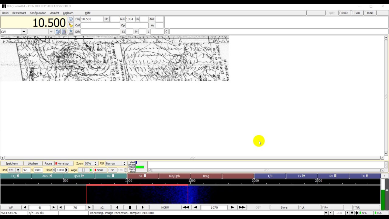 Decoding weather fax from DWD (Deutscher Wetterdienst) with fldigi ...
