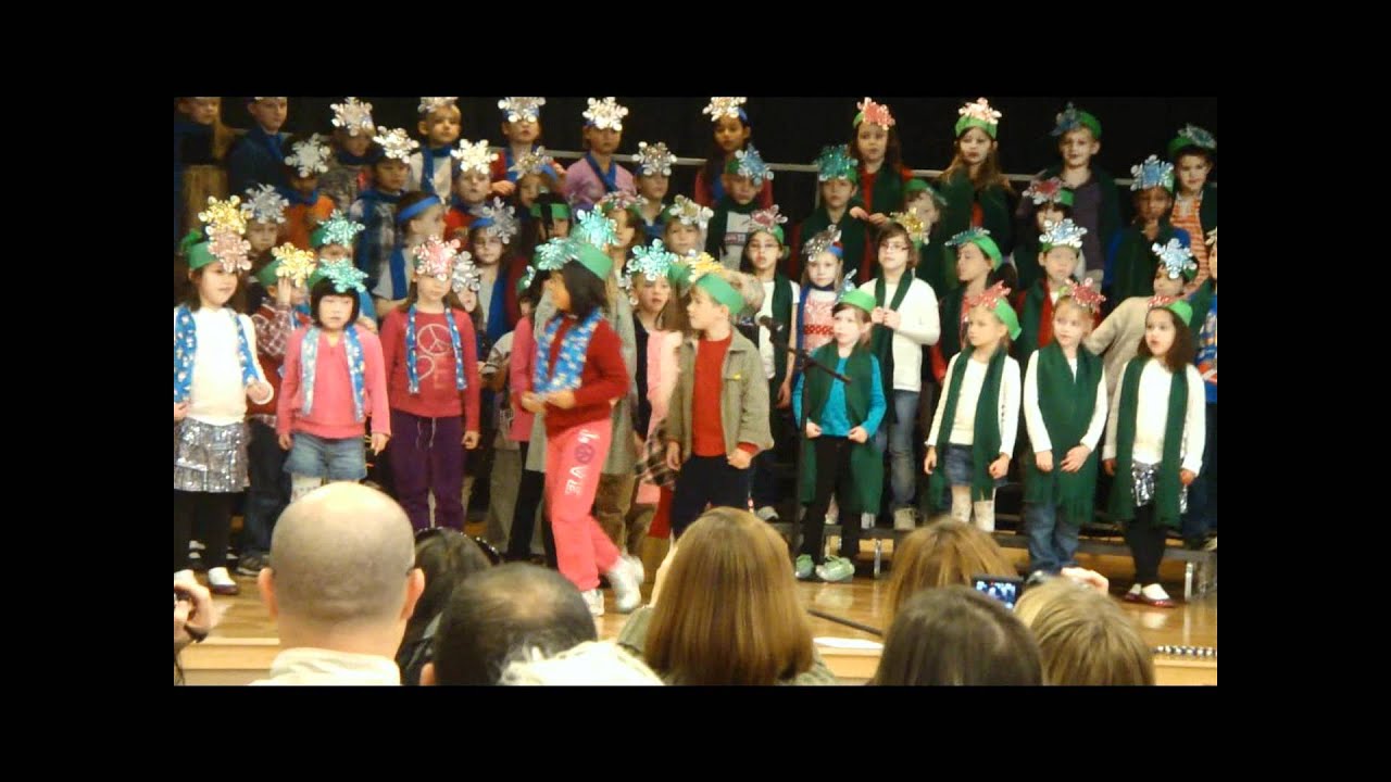 1st Grade Winter Program - YouTube