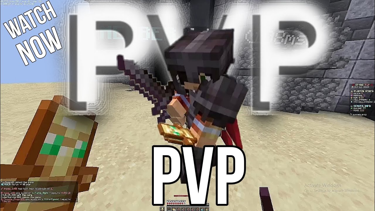 I played PvP in Java edition Minecraft - YouTube