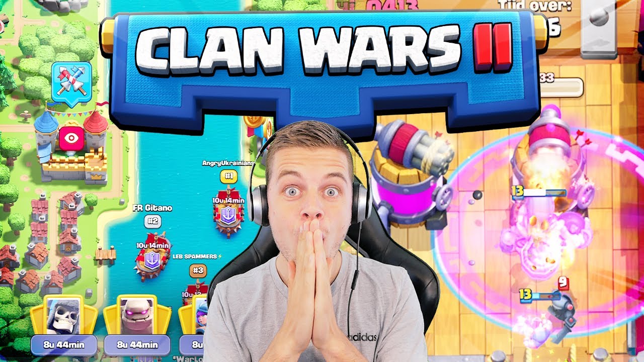 MEGA CLASH ROYALE UPDATE! CLAN WARS 2!! - YouTube