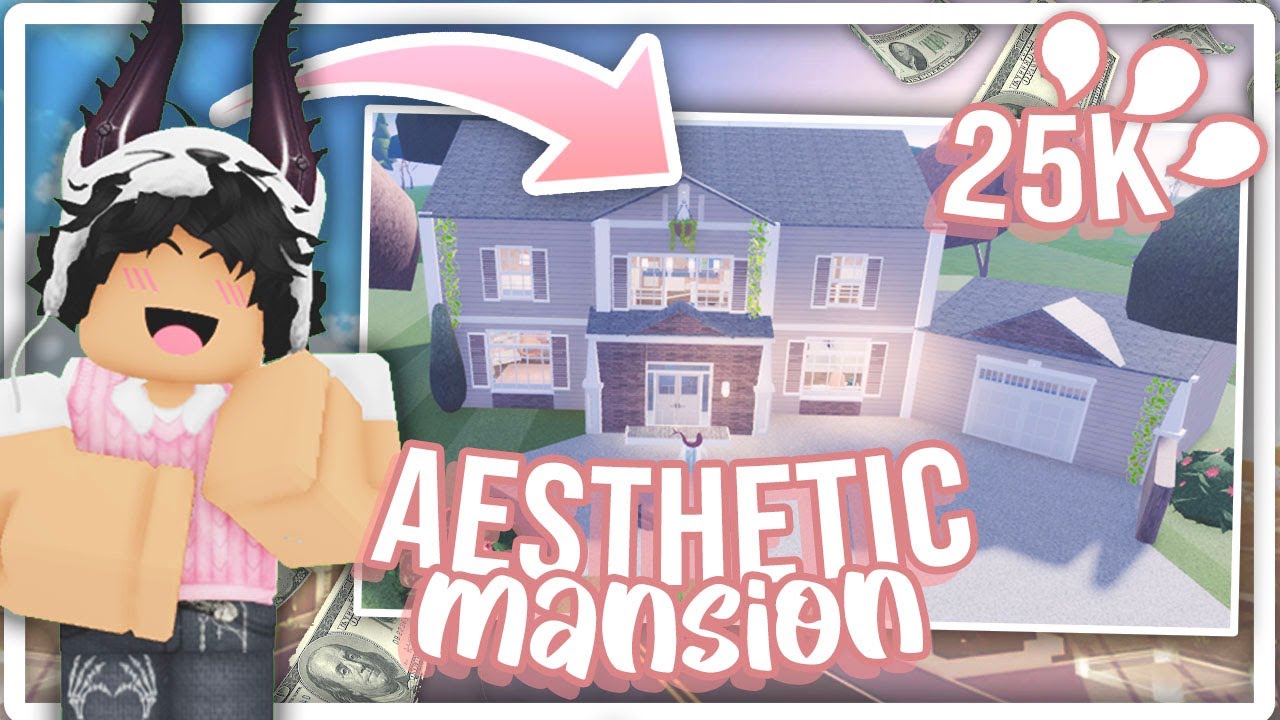 I BUILT THE CHEAPEST AESTHETIC MANSION?! Roville Speedbuild w Code ...