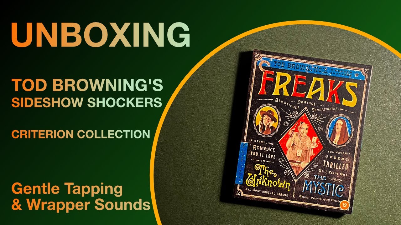 (ASMR) "Tod Browning's Sideshow Shockers" Criterion Collection | Blu ...