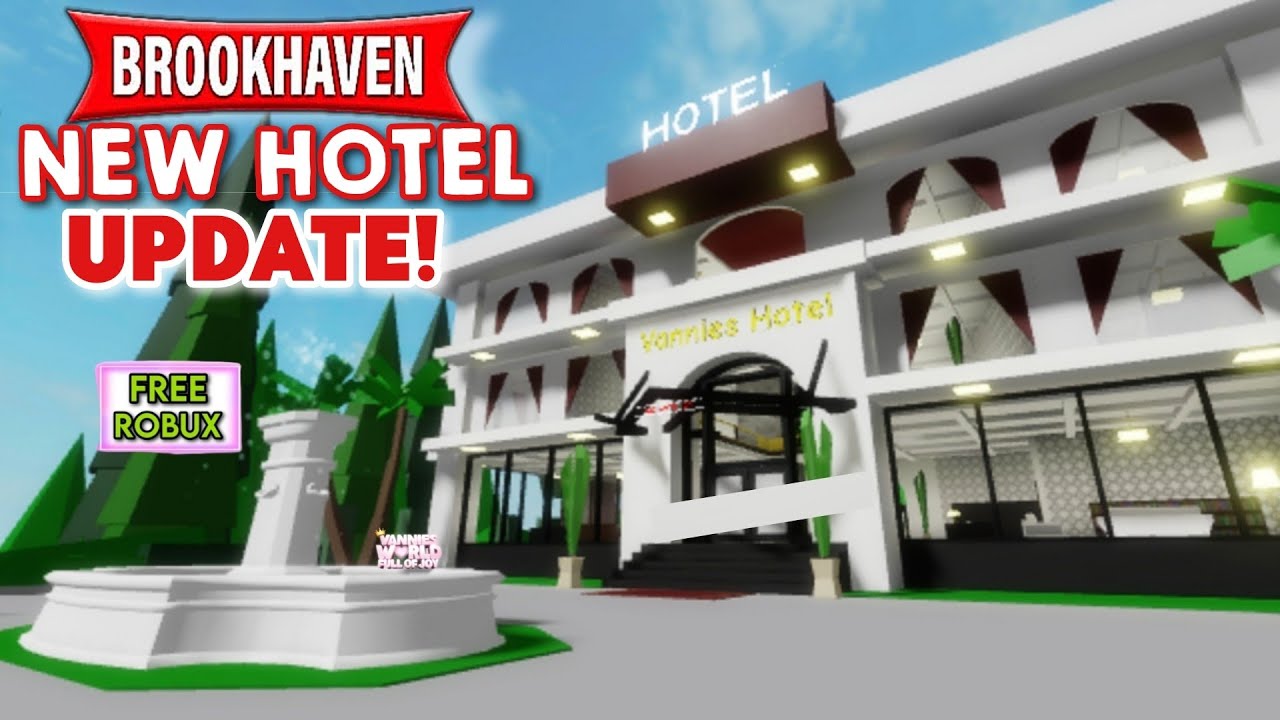 *NEW* HOTEL & HOUSE UPDATE IN BROOKHAVEN 🏡RP ROBLOX 😱🤩 - YouTube