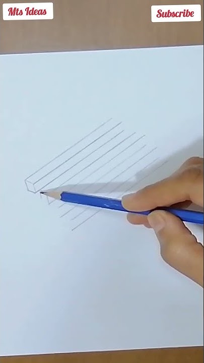 4 or 3?/how to draw optical illusion 3 or 4/how to draw a 3d optical ...
