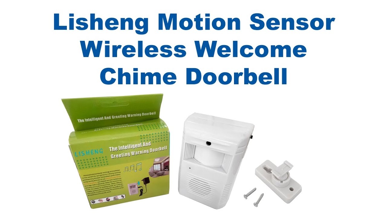 Lisheng Motion Sensor Wireless Welcome Chime Doorbell - YouTube