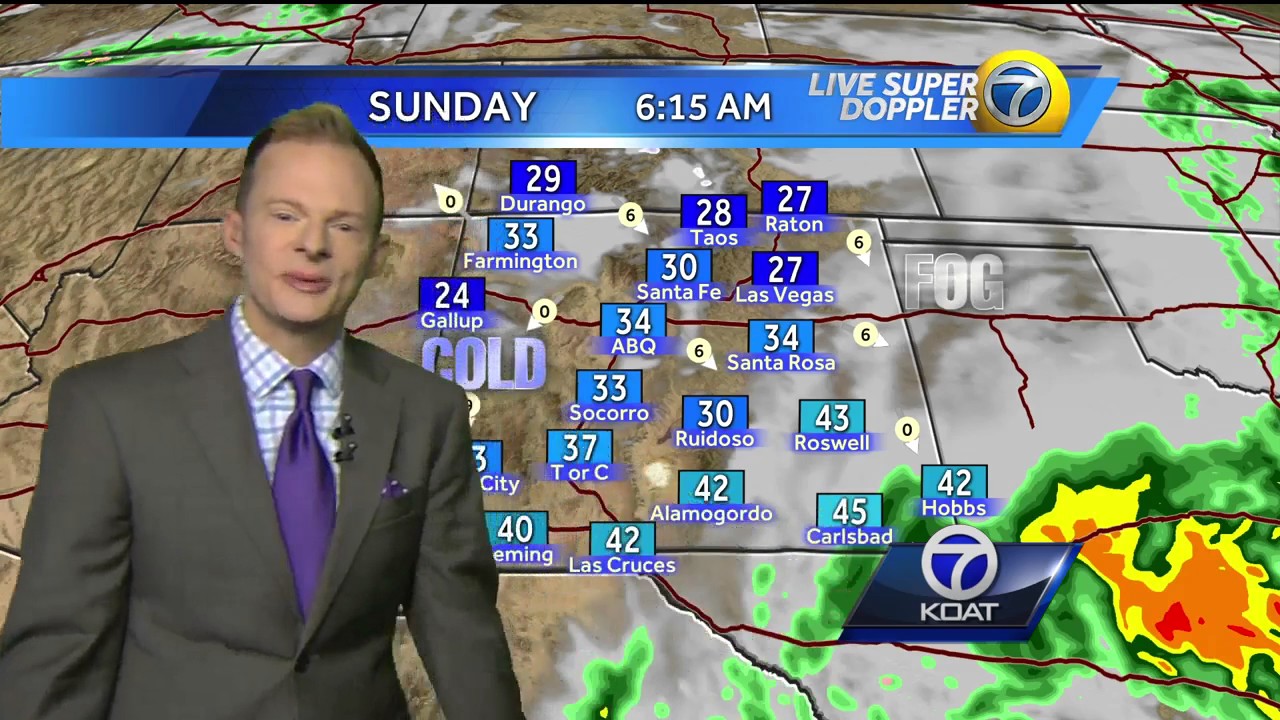 Byron Morton's Sunday Weather Forecast - YouTube