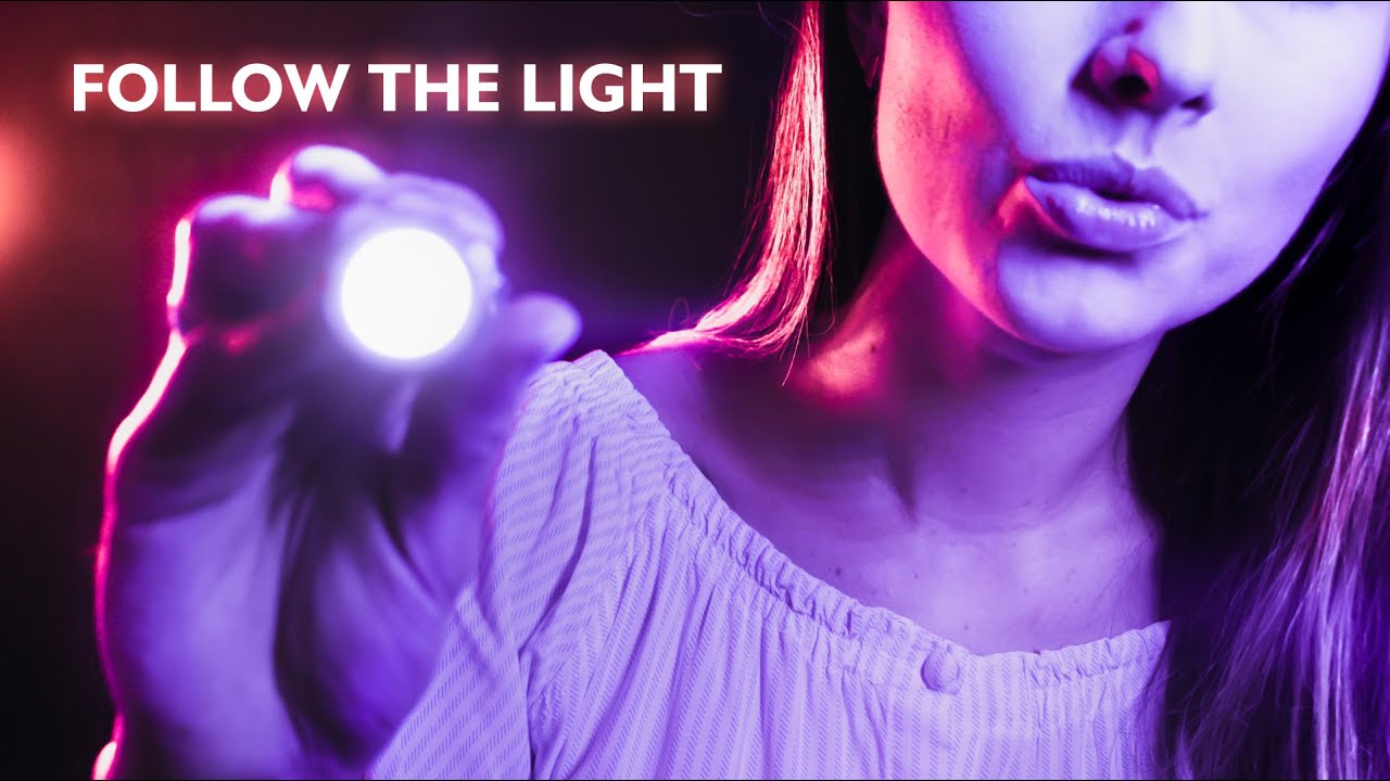 🔦 FOLLOW THE LIGHT ASMR, FOCUS, TRACING, ASMR LIGHT TRIGGERS, ASMR ...