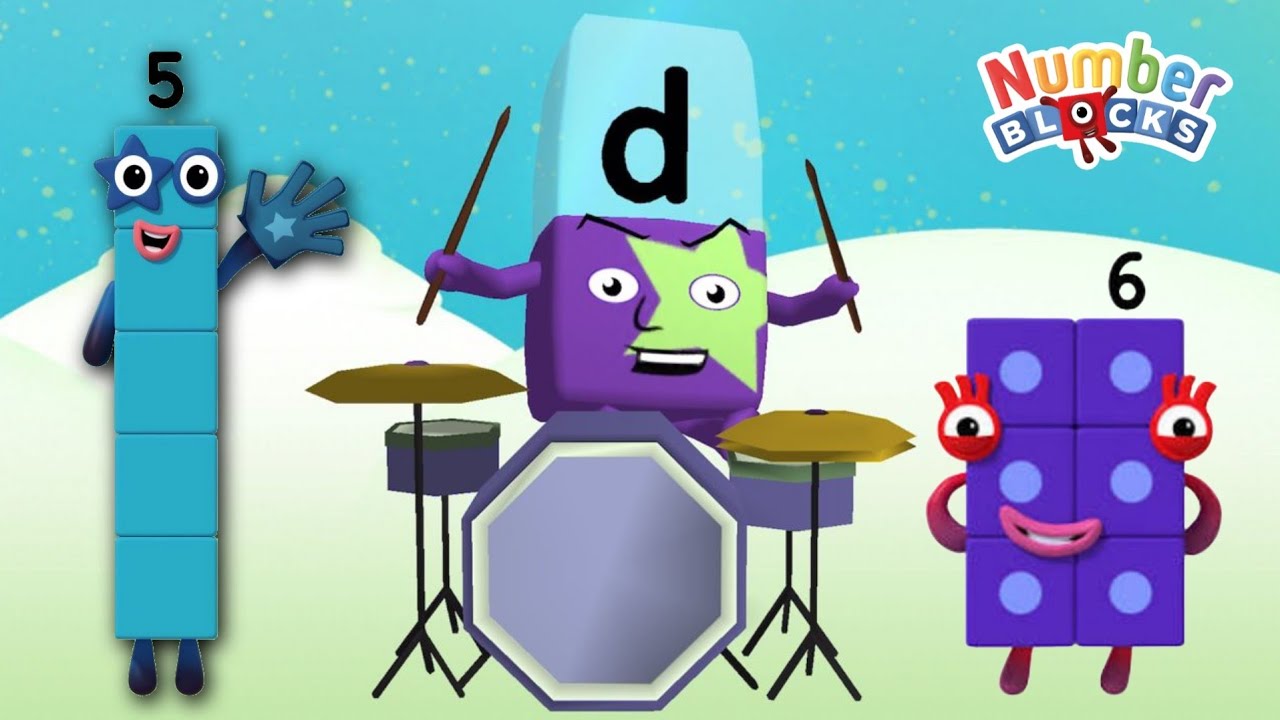 NUMBERBLOCKS & ALPHABLOCKS : CHOOSE BUBBLE SOUND D & MATCH NUMBER CARD ...