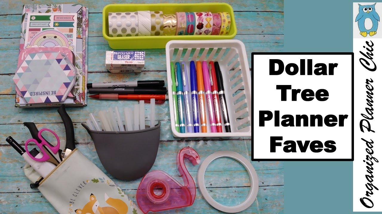 Dollar Tree Planner Favorites | Demonstrations | Pen Tests - YouTube