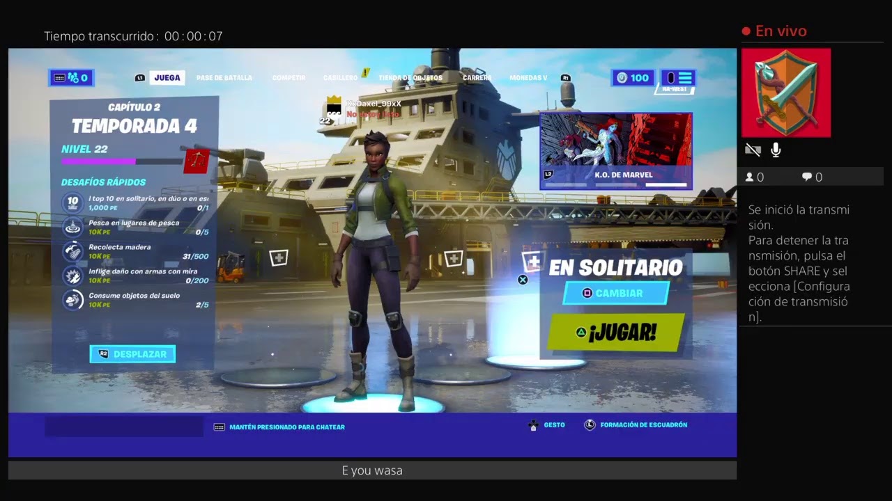 Transmisión de PS4 en vivo de XxDaxel_99xX - YouTube