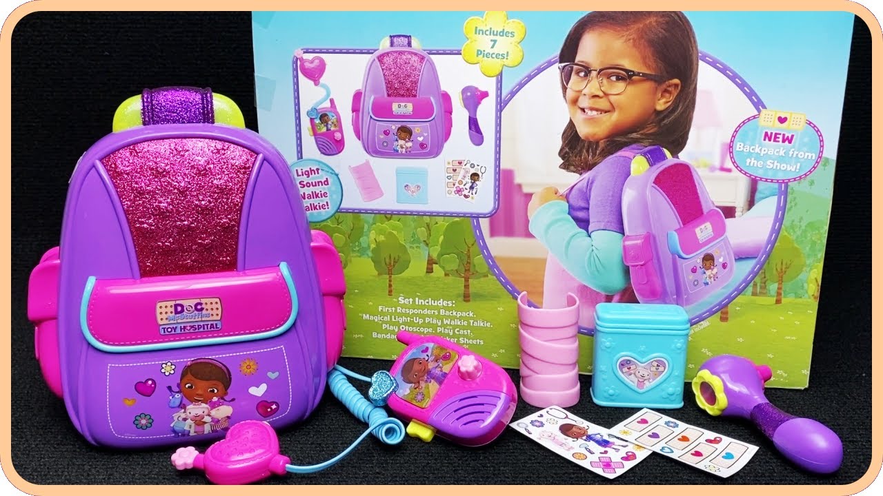 4 Minutes Satisfying with Unboxing Mc Stuffins Toy Hospital Doctor ...