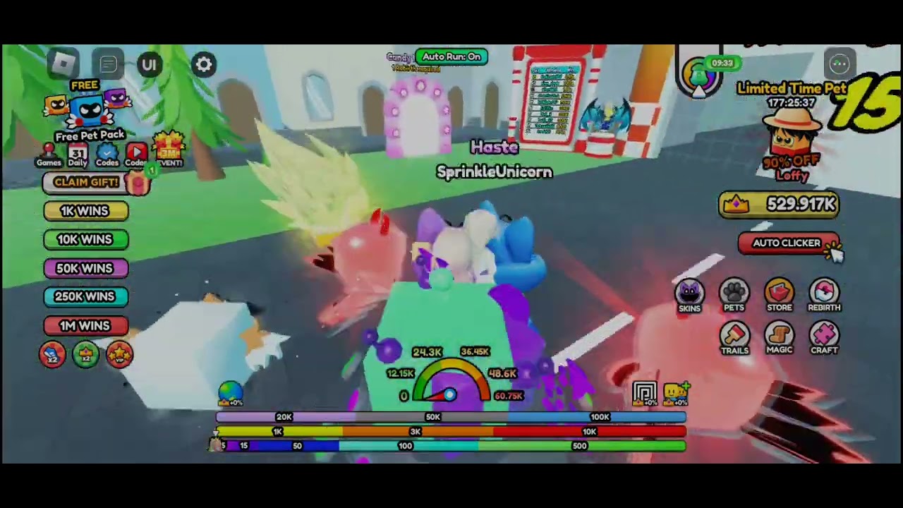 Be playing cat race in Roblox - YouTube