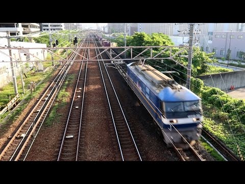 EF210-331@近畿道高架下 - YouTube