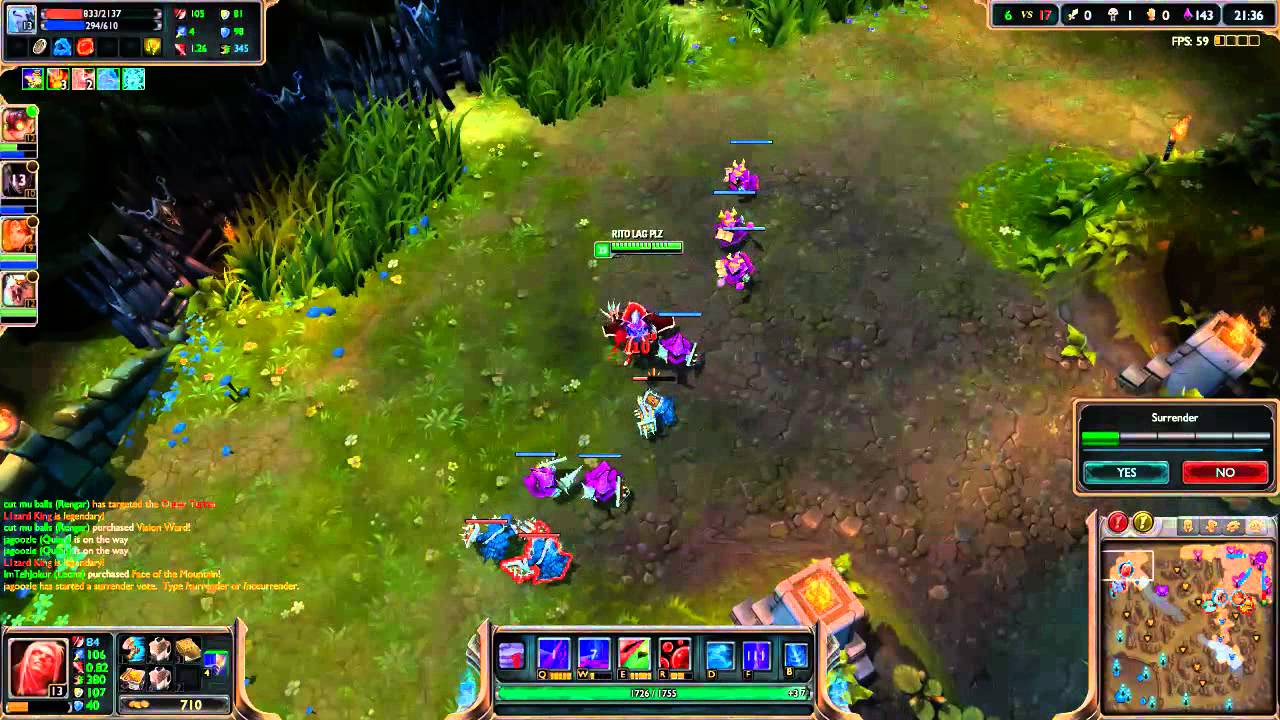 Rito's League Game Part 2: Die! - YouTube