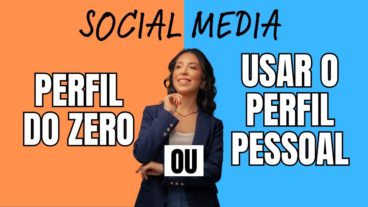 Social Media precisa criar um perfil do zero ou pode usar o perfil ...